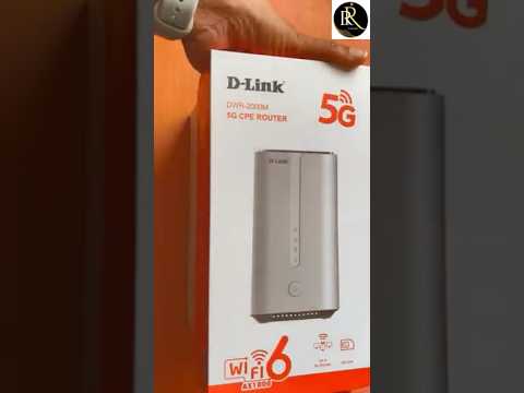 D-link DWR-2000M 5G WiFi6 SIM High speed Router Review And Unboxing