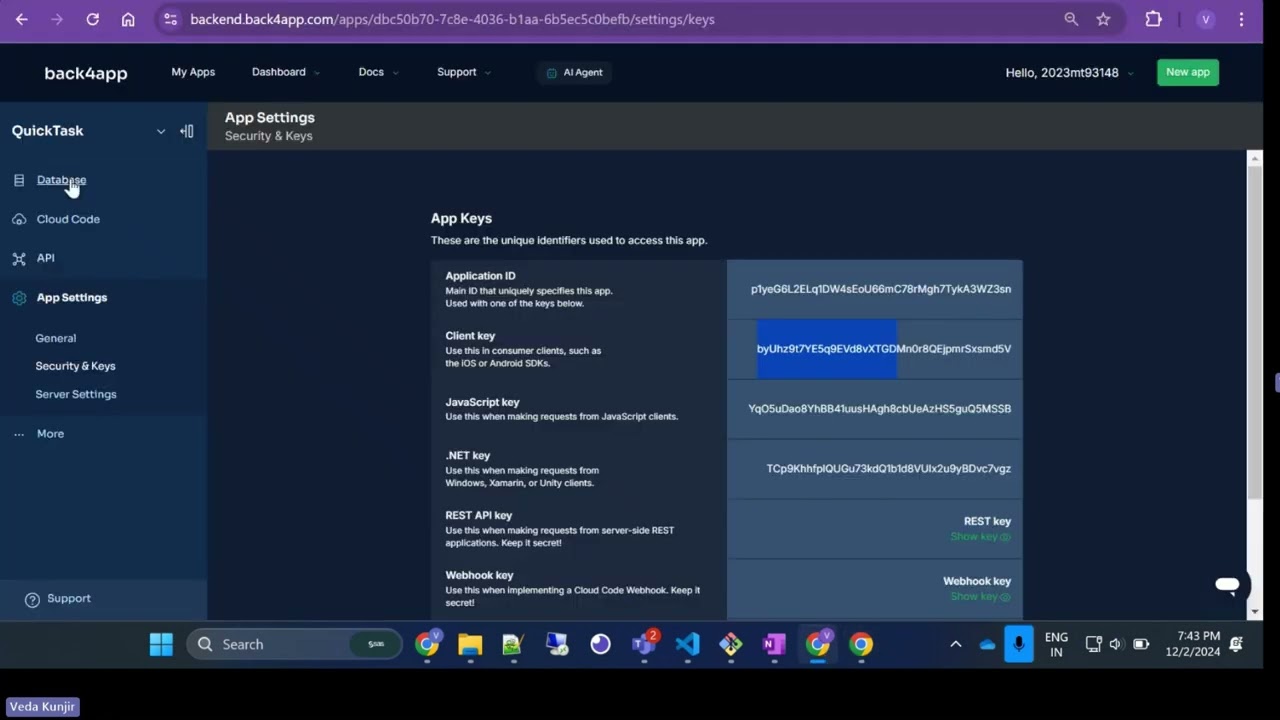 GitHub repo : https://github.com/Veda150698/quick-task     #flutter #dart #learn #back4app