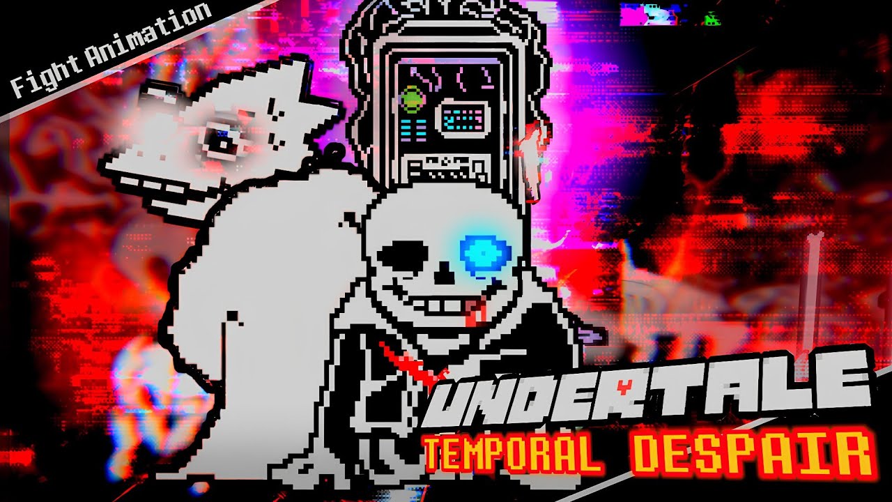 Undertale: Temporal Despair | Sans & Alphys Fight Animation