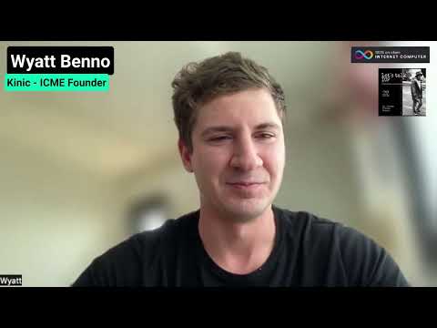 Founder Wyatt Benno explaining what is KINIC- ICME. Running 100% on-chain on Internet Computer (ICP)