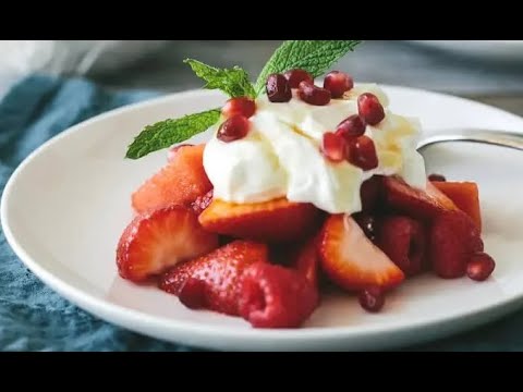 Delicious Red Fruit Salad & Smoothie Recipe | Mediterranean Diet Delights