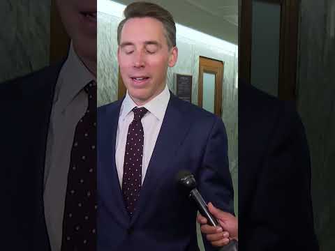 Sen Josh Hawley blasts Sen Mitch McConnell #shorts