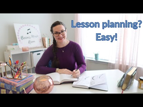 How to Make Lesson Planning EASY (as a music teacher!)