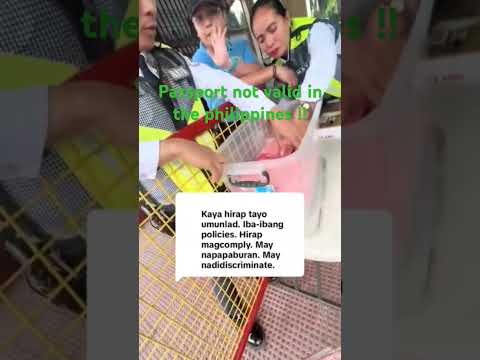 passport not valid in the philippines issue Ngayon #youtubeshorts #passport #trending #viralshorts