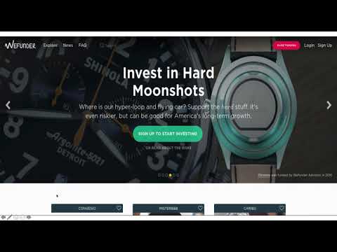wefunder - crowdfunding