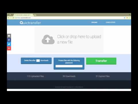 Alternative To WeTransfer - QuicTransfer | File Sharing