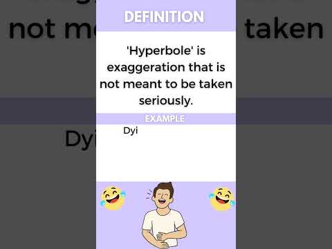 Hyperbole with example 💯 #viral #viralshort #hyperbole