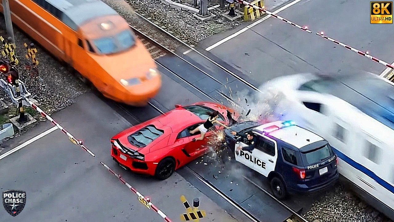 Unreal Police Dashcam Moments: Wild PIT Maneuvers and High Speed Stops #7