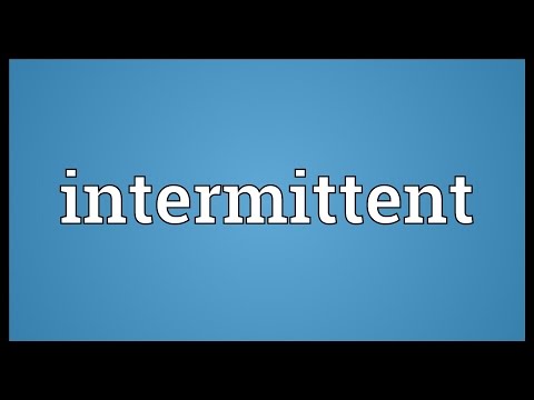 Intermittent Meaning