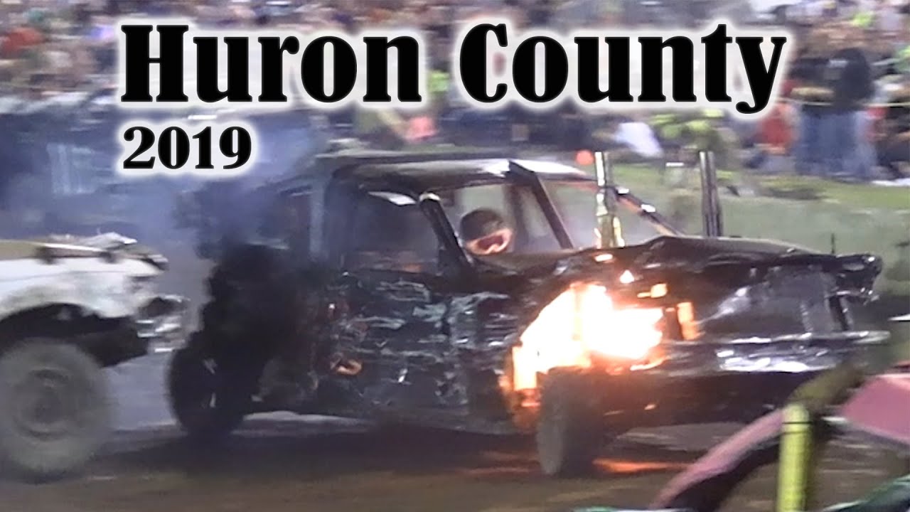 FLASHBACK - Huron County Demolition Derby 2019 (All Heats)