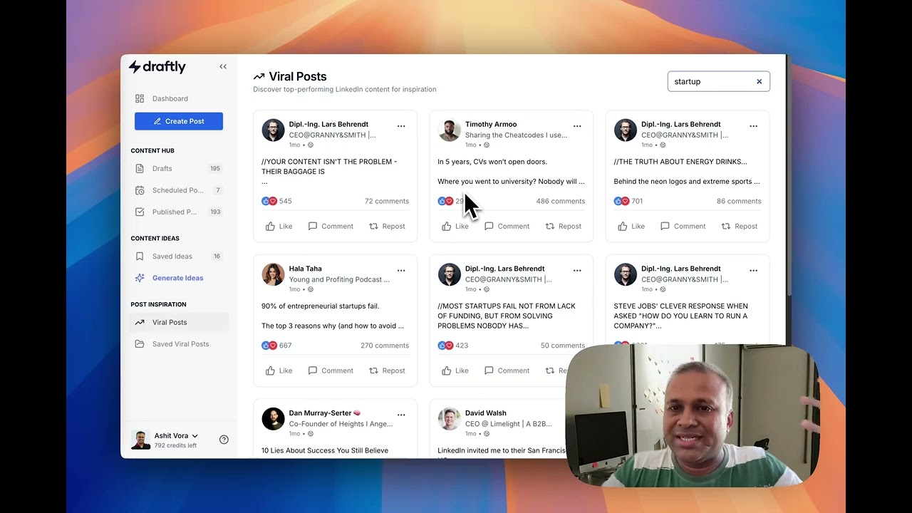 Draftly Walkthrough: Create & Schedule LinkedIn Posts Like a Pro