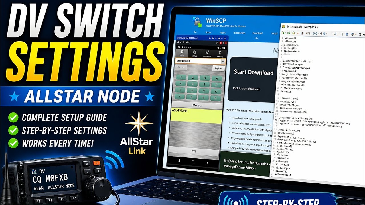 DV Switch Settings - Allstar Node