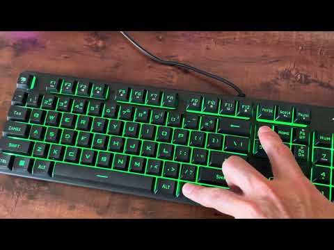 How to change the color of ibuypower gaming keyboard
