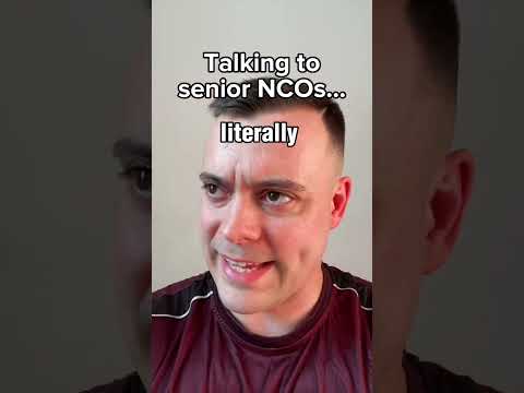 It’s always the E7 with 27 years of military service and the crazy look in their eyes