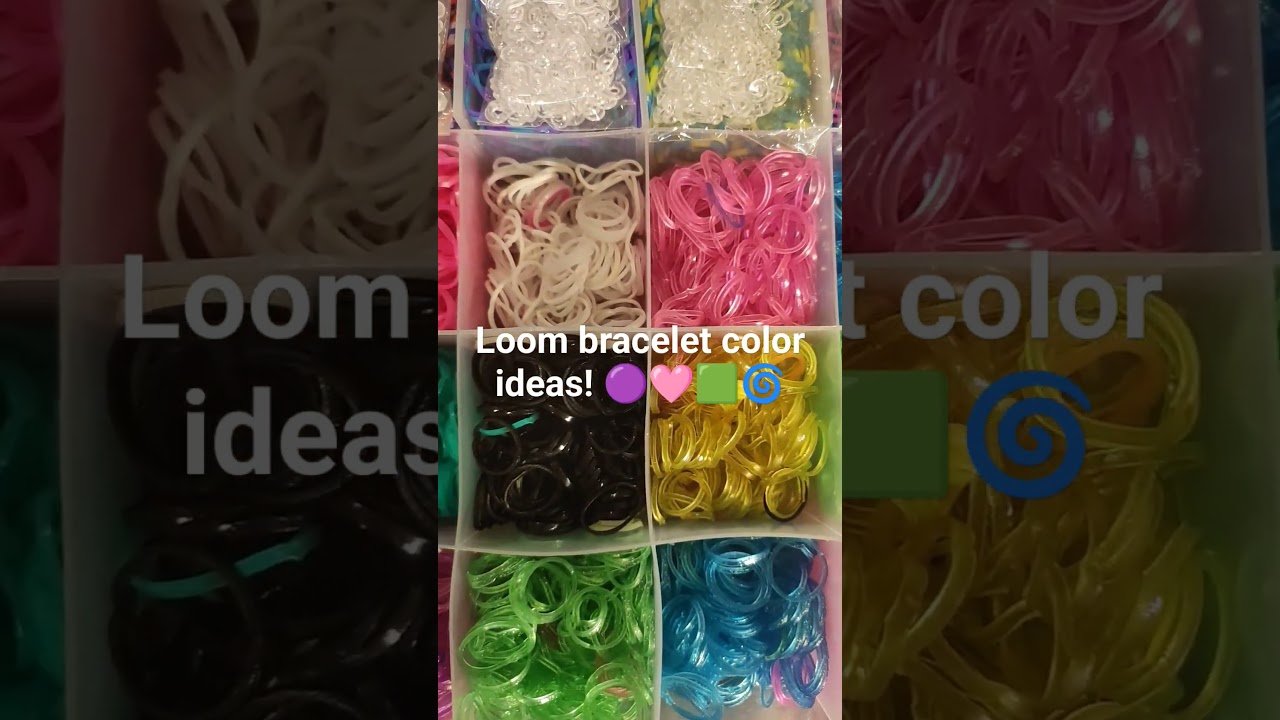 More loom bracelet color ideas! 🤎 #foryou #bracelet #ideas #loomband #braceletideas #shorts