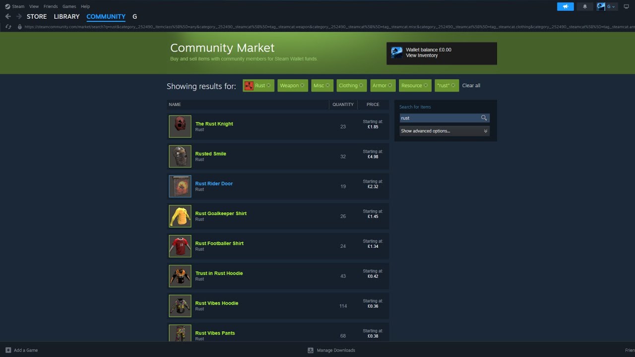 How To Buy Rust Skins on Steam (2025)