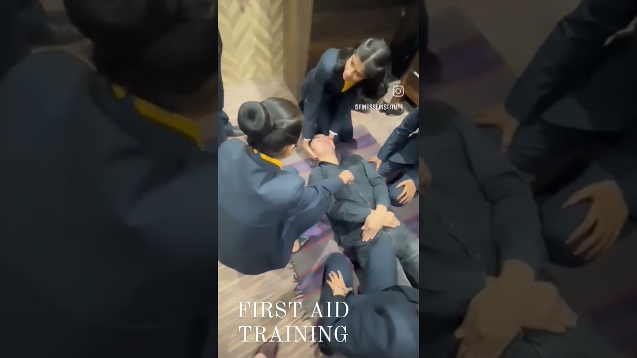 First Aid Training |  Students At Finesse Institute  #viralshorts #shorts #shorts #trendingshorts