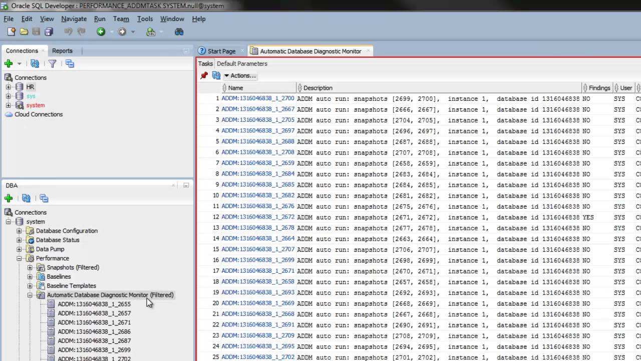 SQL Developer v 4.0: DBA Performance Features