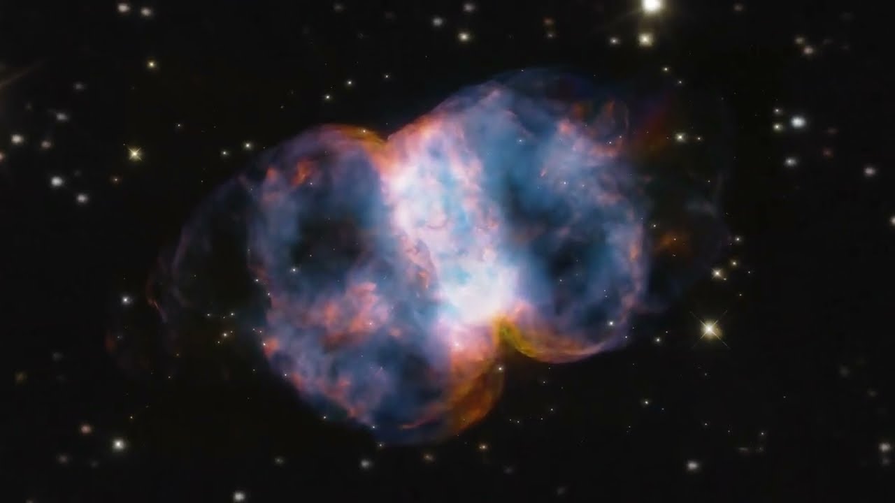 Zoom into the Little Dumbbell Nebula