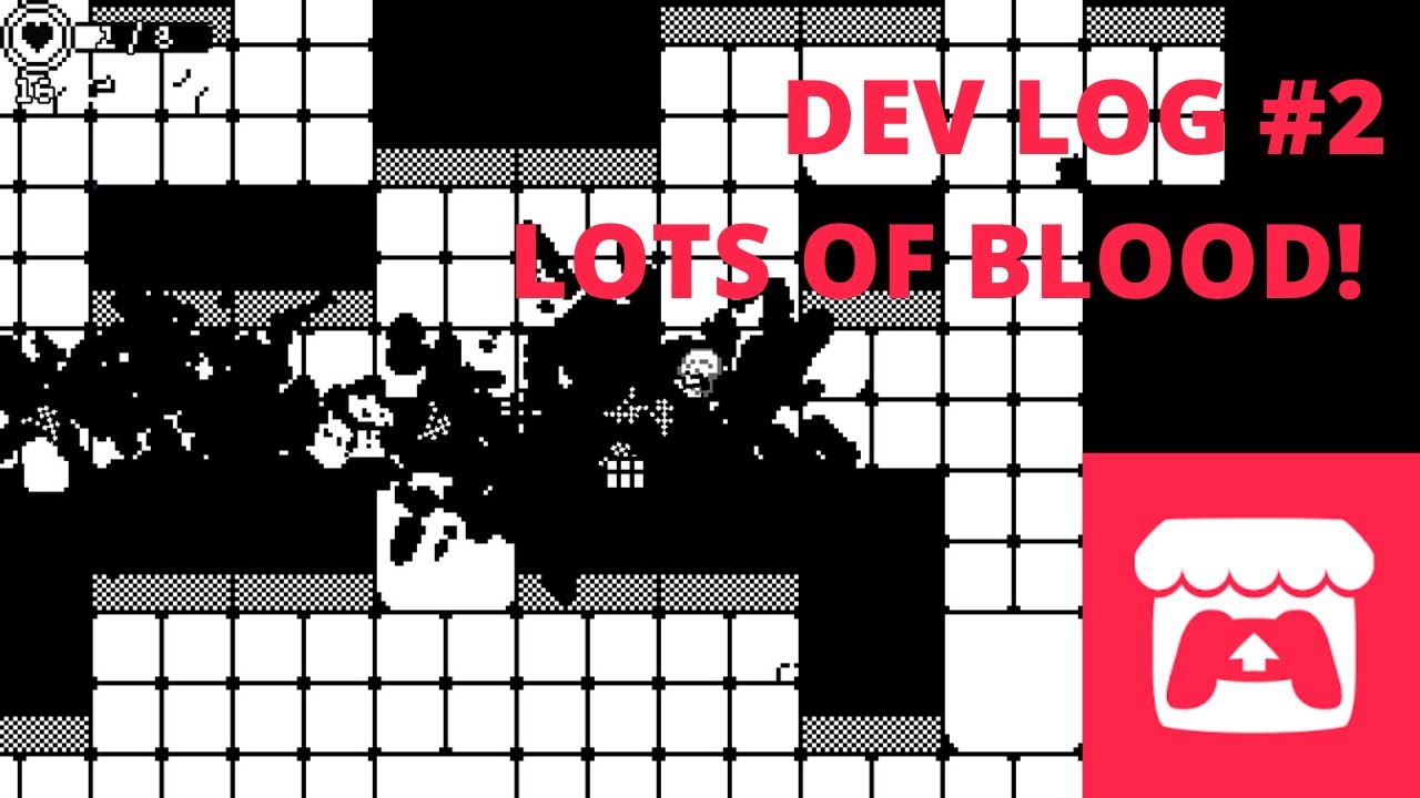 Dungrade Dev log #2 - itch.io release! and lots of blood