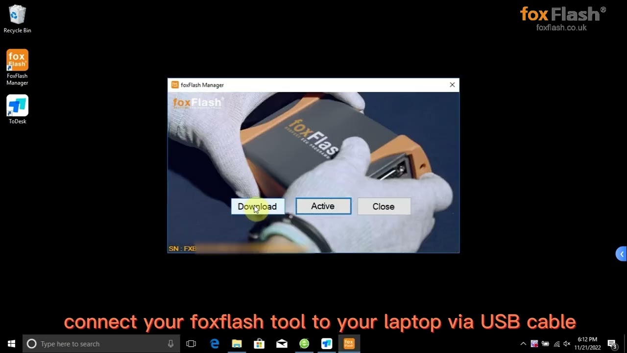 How to install FoxFlash Manager Tool and Software