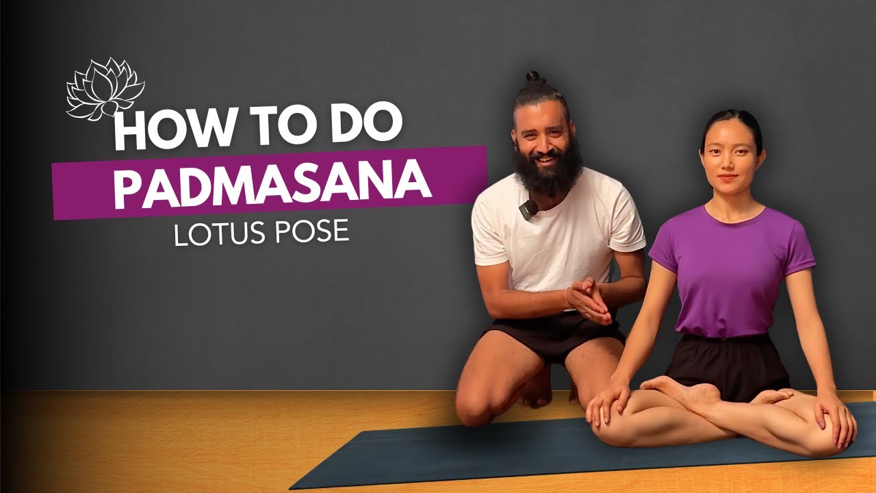How To Do Padmasana (Lotus pose ) | Iyengar Yoga