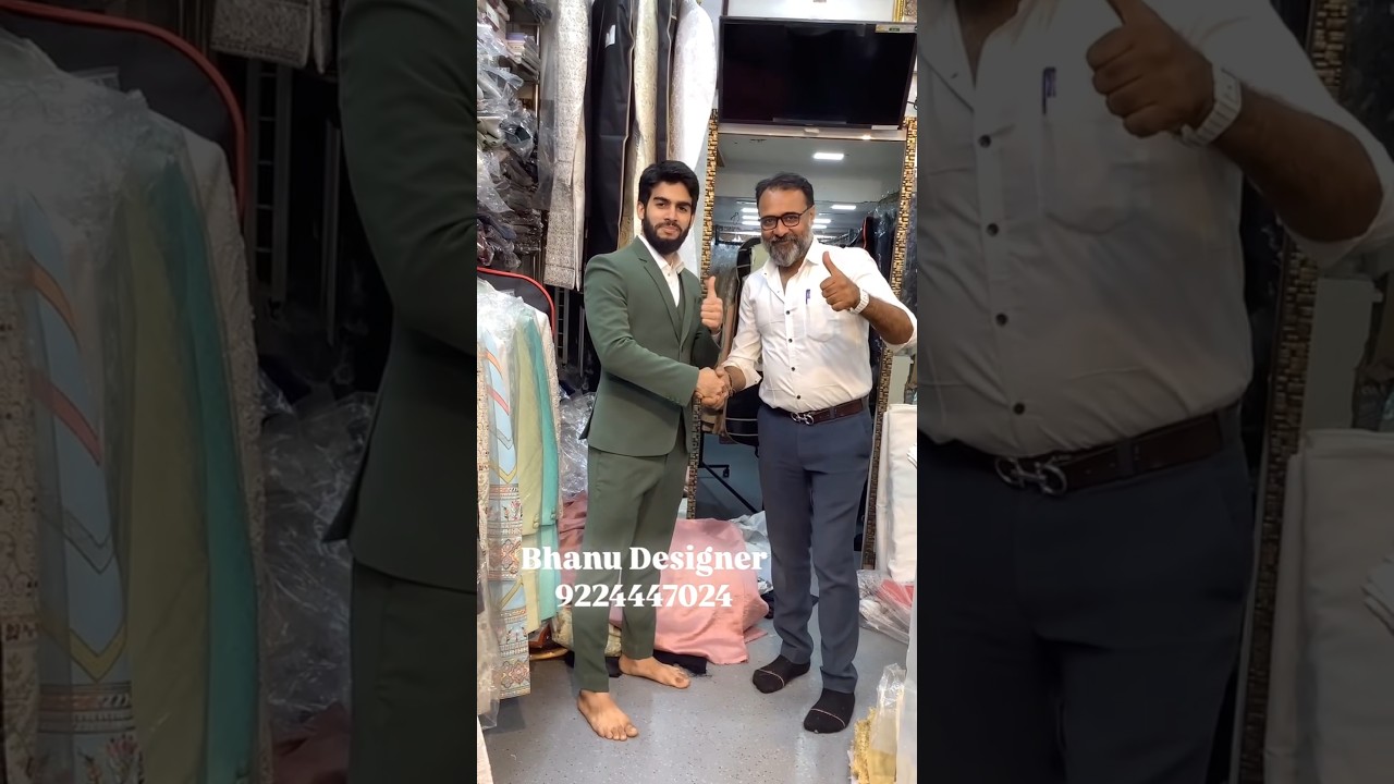 Stylish wedding suits for men | Trending wedding suits ideas for groomsmen | Green Suit