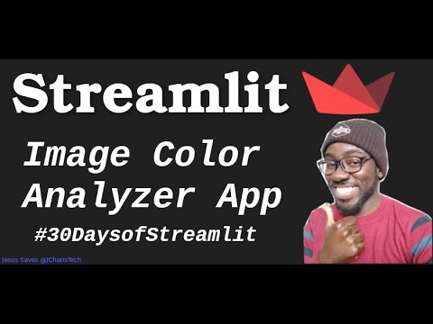 Build an Image Color Analyzer App with Streamlit and Python (30DaysofStreamlit)