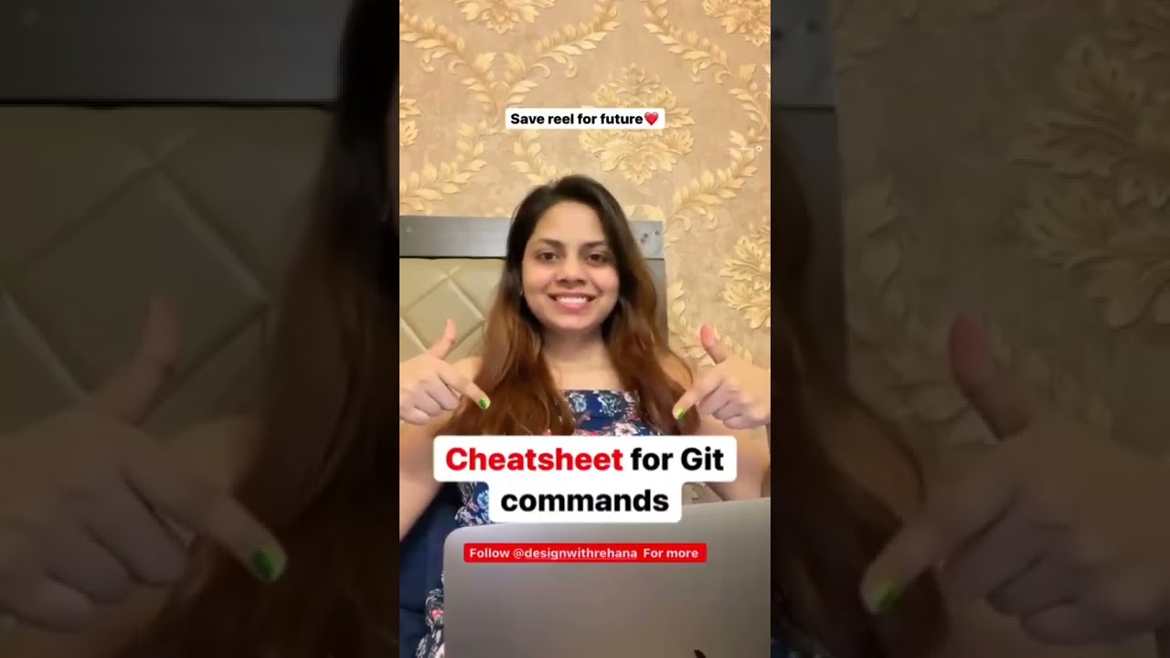 GIT Command CheatSheet #coding #cheatsheet #designwithrehana  #git
