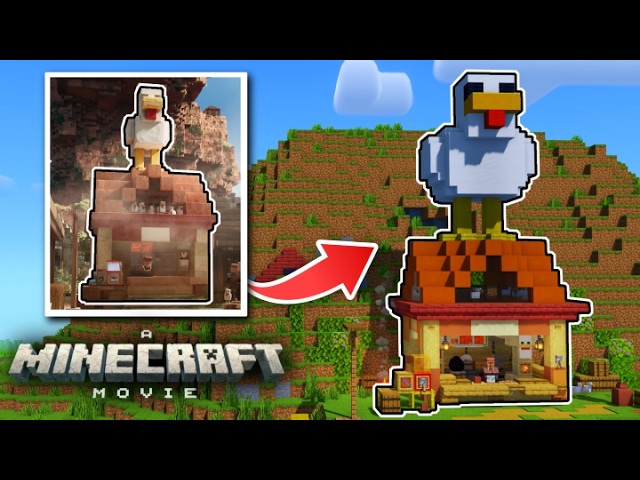 CHICKEN SHOP from the MINECRAFT MOVIE TRAILER Minecraft Map