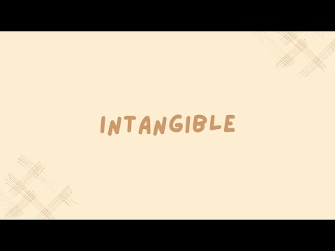 Intangible meaning + example