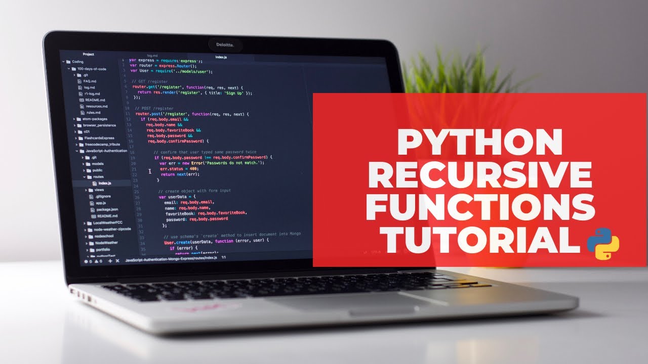 Python Recursive Functions Factorial Example | Python for Beginners | MLittleProgramming