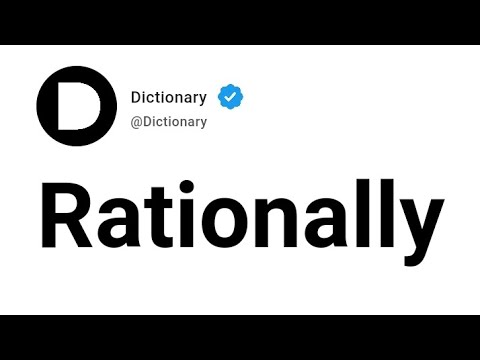 Rationally Meaning In English