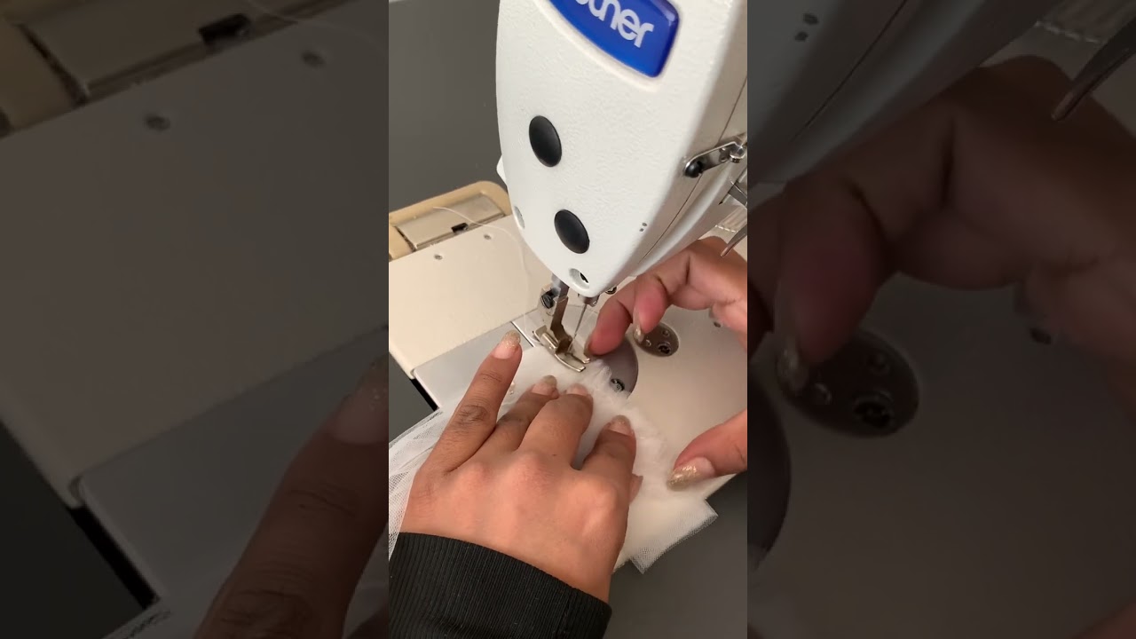 How to sew a comb onto a veil