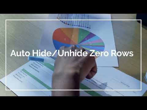 Automatically Hide/Unhide Zero Rows and Columns in Spreadsheets