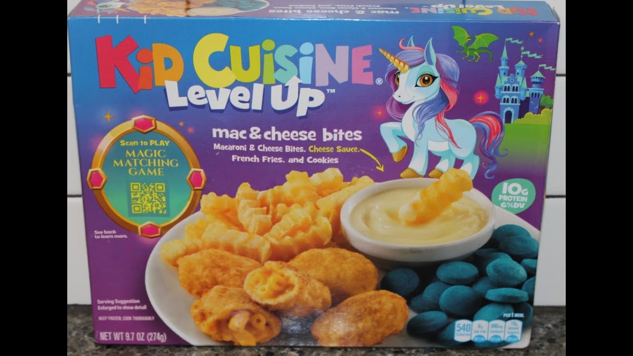 Kid Cuisine Level Up Mac & Cheese Bites Review