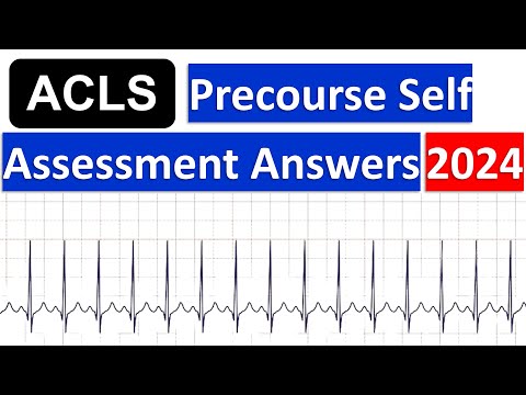 AHA ACLS Test Answers 2024 Precourse Self Assessment Answers 2024