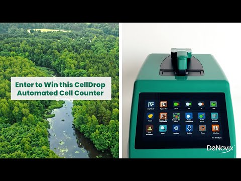 Enter to Win | Green CellDrop Automated Cell Counter