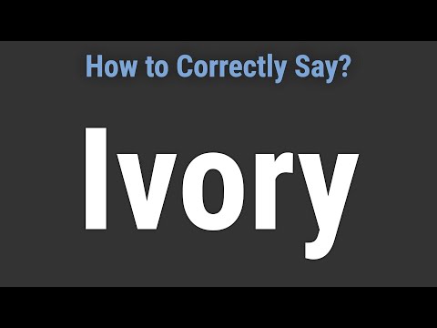 How to Pronounce Name Ivory (Correctly!)