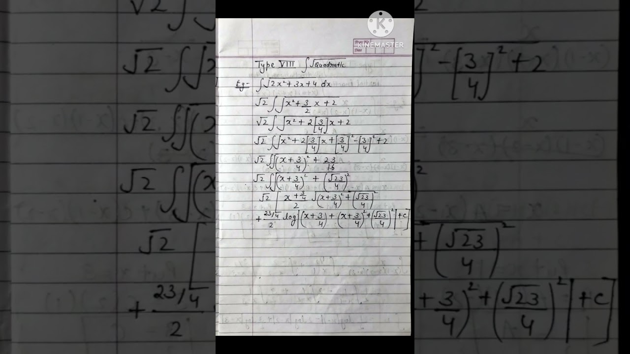 Integration Class 12 | complete notes #integration #maths #class12