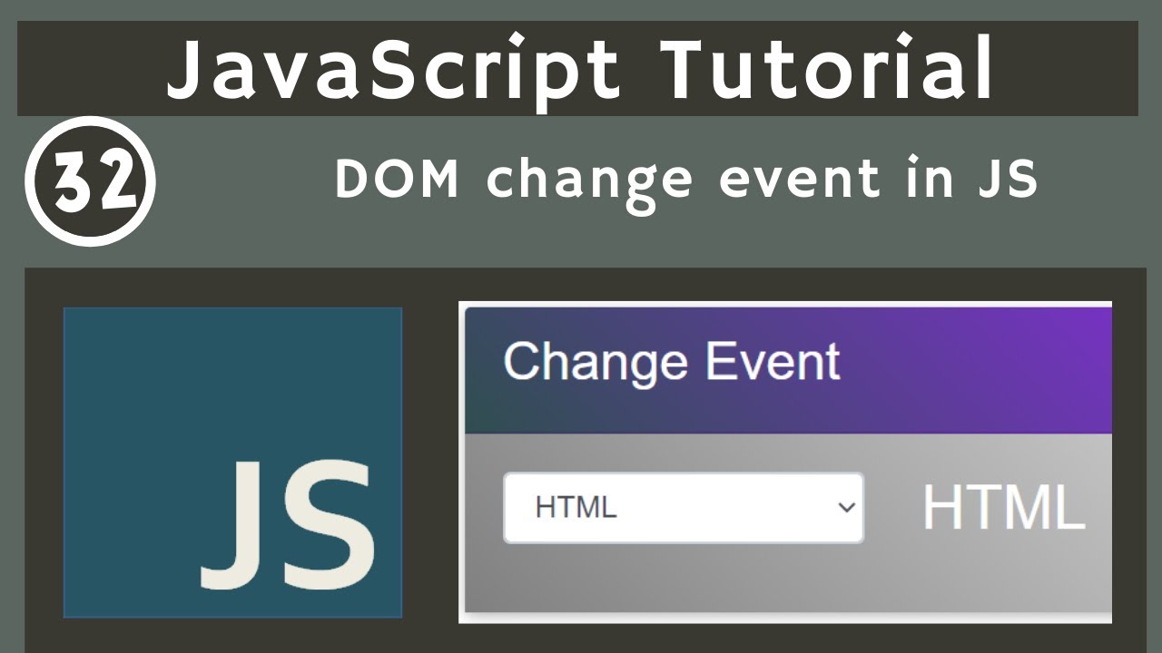 32. DOM Change Event in JavaScript | javascript tutorial | UiBrains | NAVEEN SAGGAM