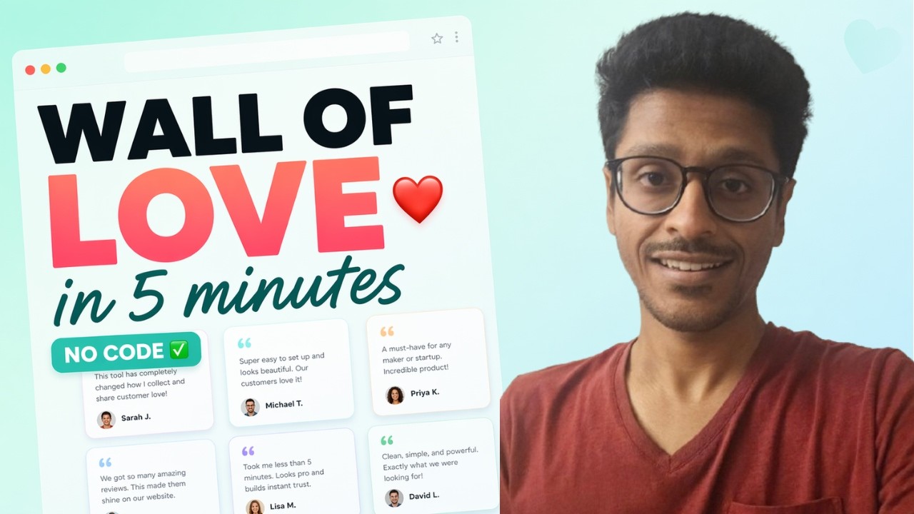 Create a Testimonial Page for Your Website in 5 Minutes (Wall of Love)