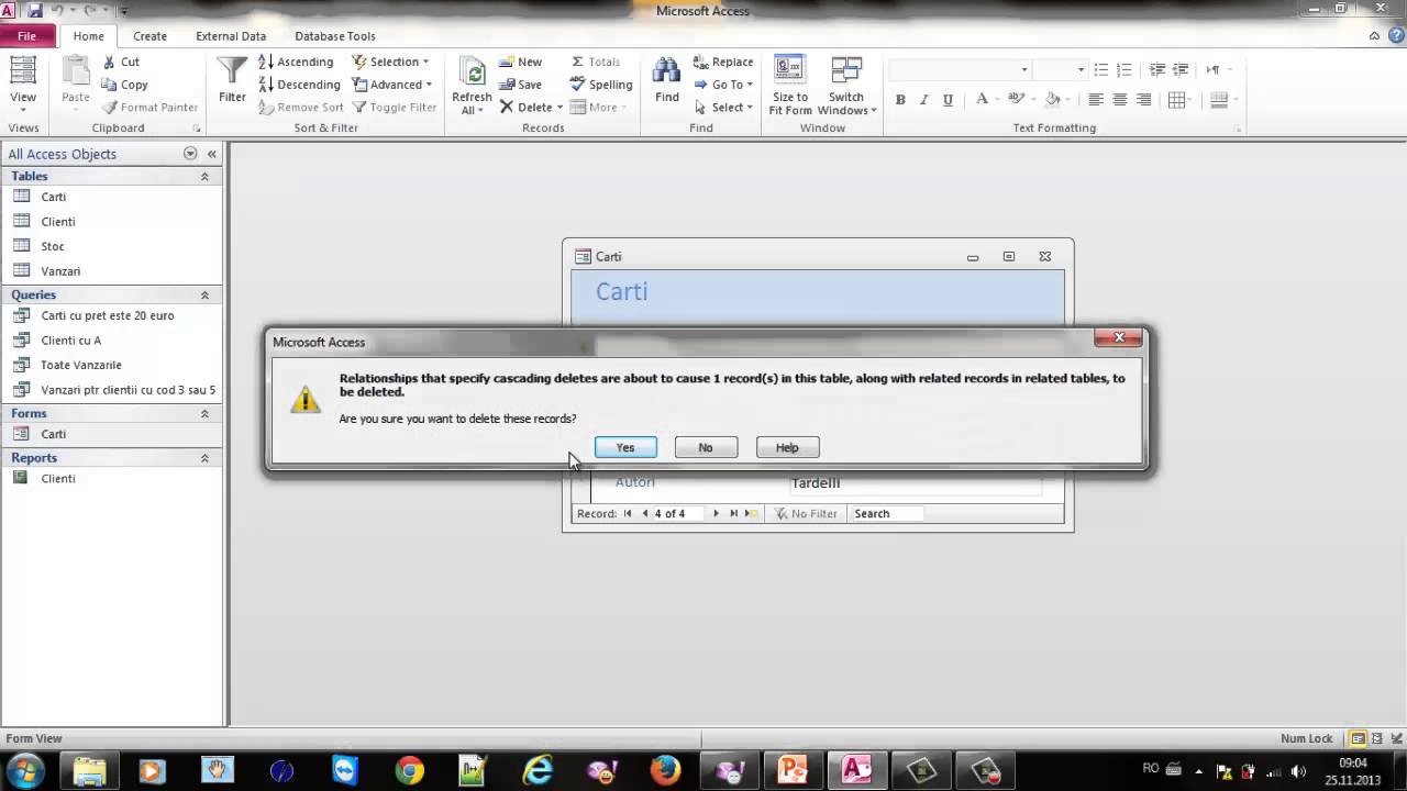 Tutorial Access - 5. Formulare