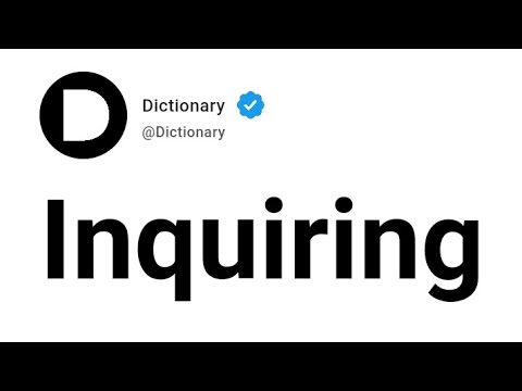 Inquiring Meaning In English
