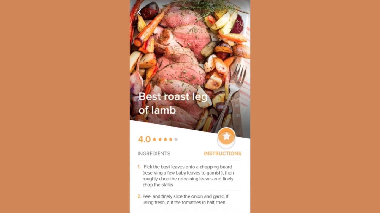 Recipes App Concept by Cleveroad