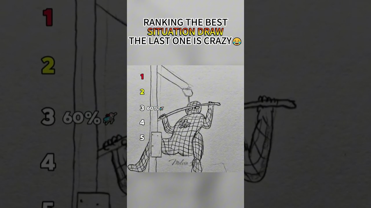 Ranking The Best Scribble Drawings  #shorts