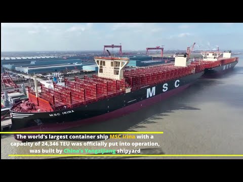 MSC Irina – The world’s largest container ship – Retired Felixstowe ...