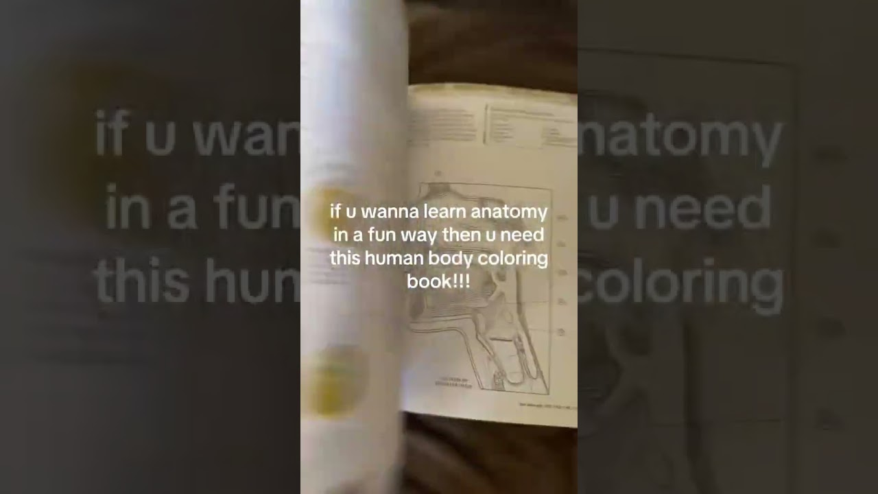 Human body coloring book