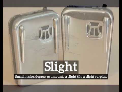 What is Slight? | How Does Slight Look? | How to Say Slight in English?