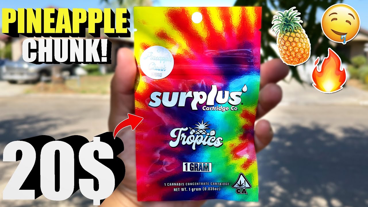 This PINEAPPLE CHUNK was SUPER FLAVORFUL… | Surplus Cartridge Co. | Cheap Carts #95